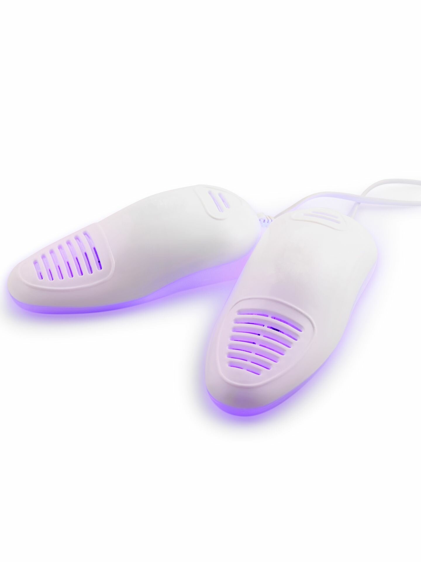 Сушилка для обуви Двойной Ультрафиолет. Комплект для двух пар обуви. 2456+2456 (белые)