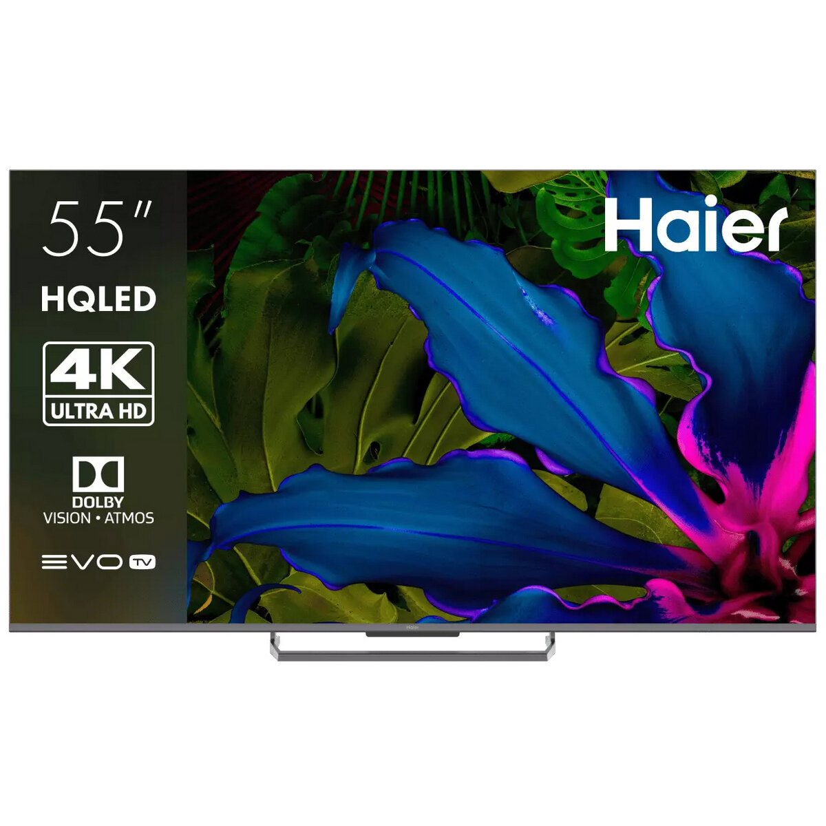 Телевизор VA HAIER 55 Smart TV S6, 55", 4K UHD (3840x2160), 144Гц, Серый (DH1VVZD03RU)