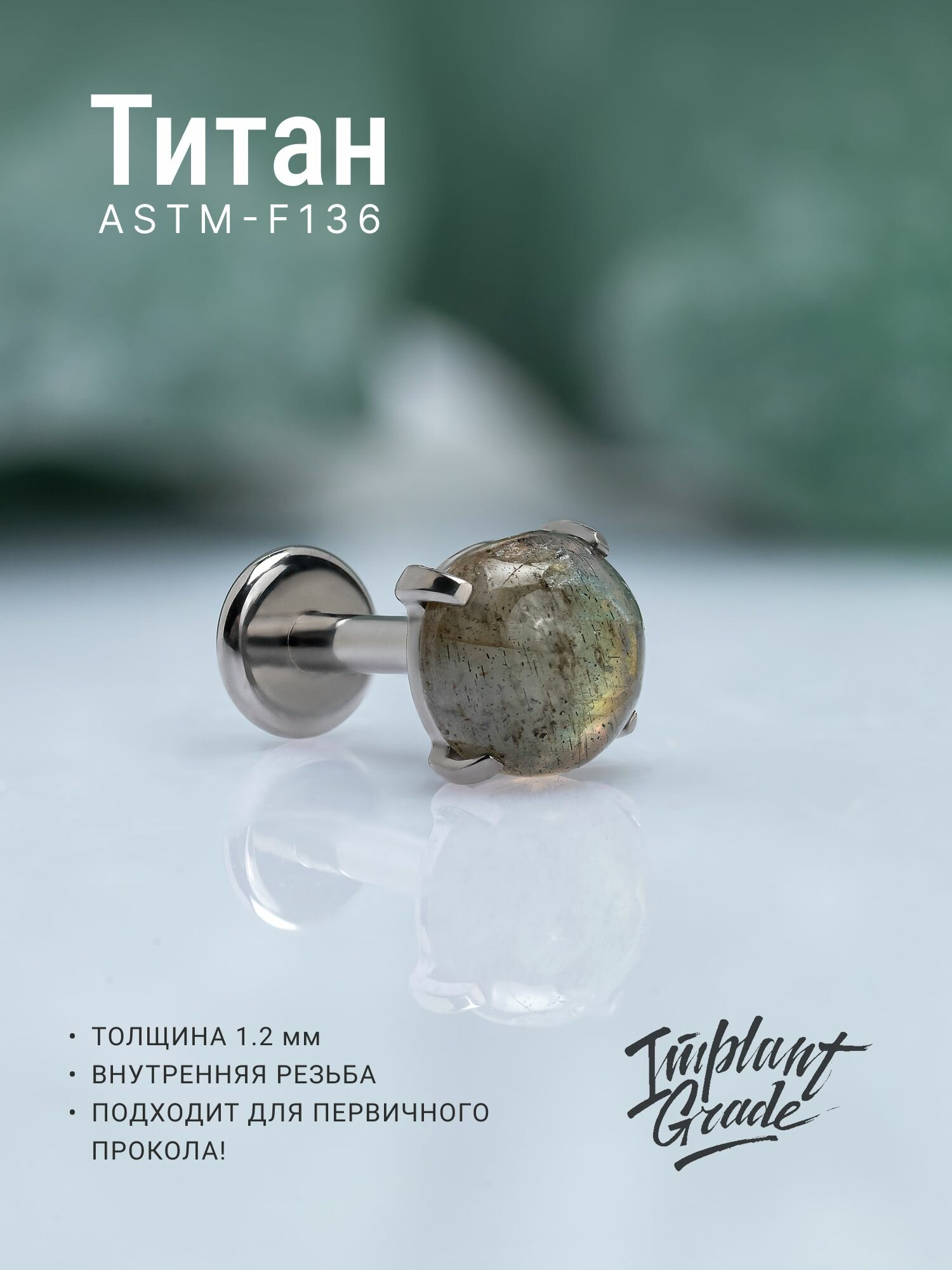 Пирсинг Implant Grade