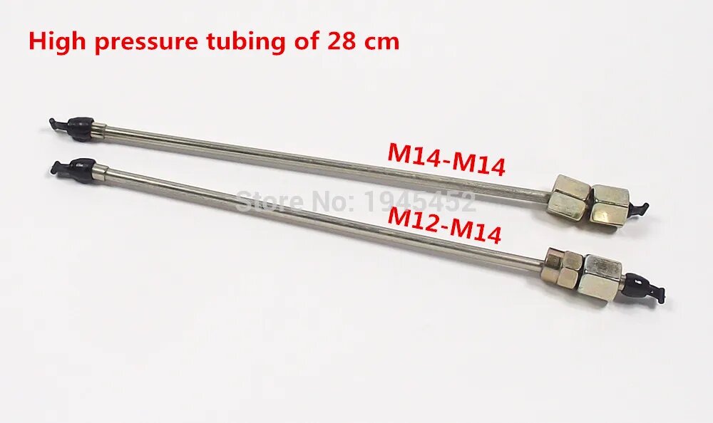 Трубка высокого давления 28 см M12 M14 для Common Rail
