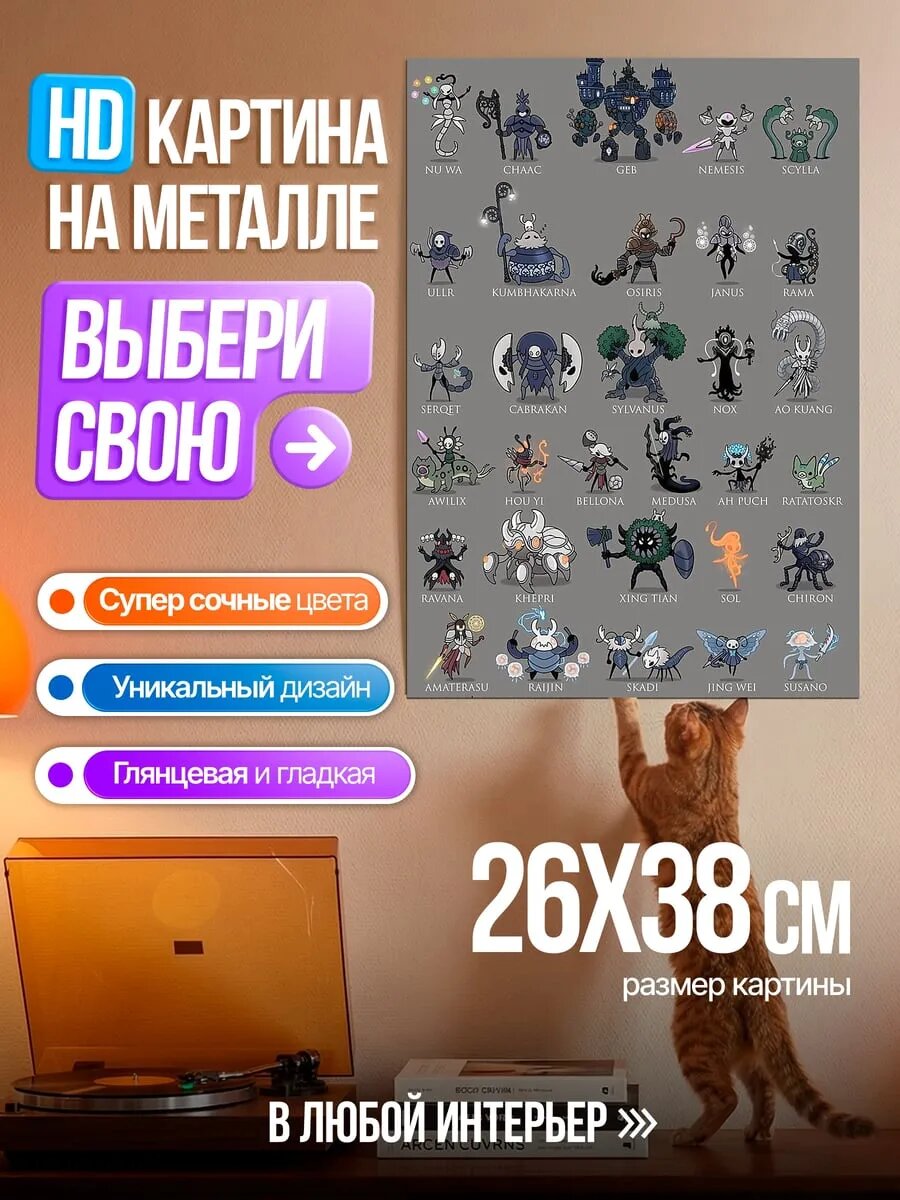 Картина на HD металле Коллекция роботов