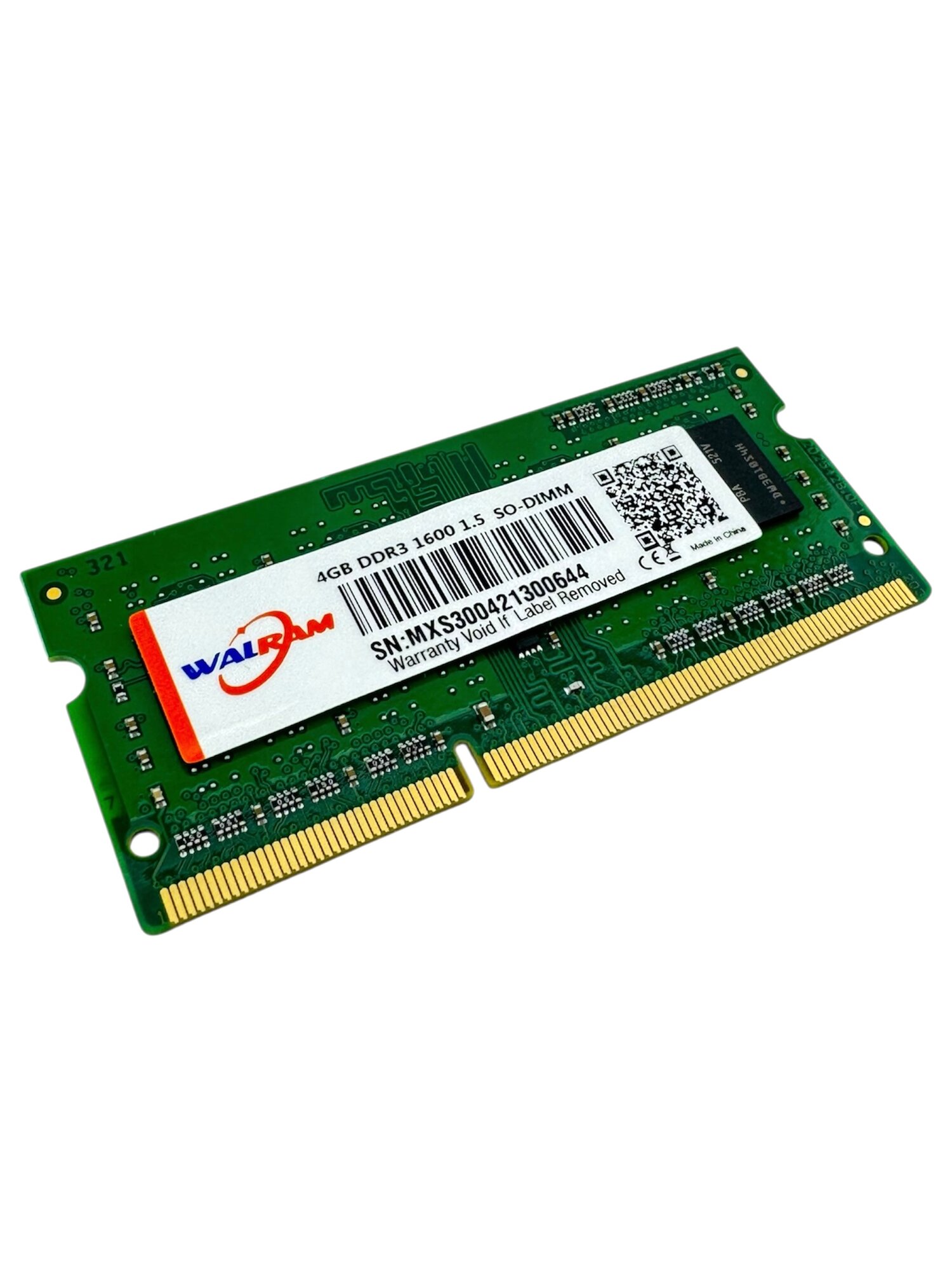Оперативная память для ноутбука Walram 4 ГБ DDR3 1R8 1600 МГц SODIMM