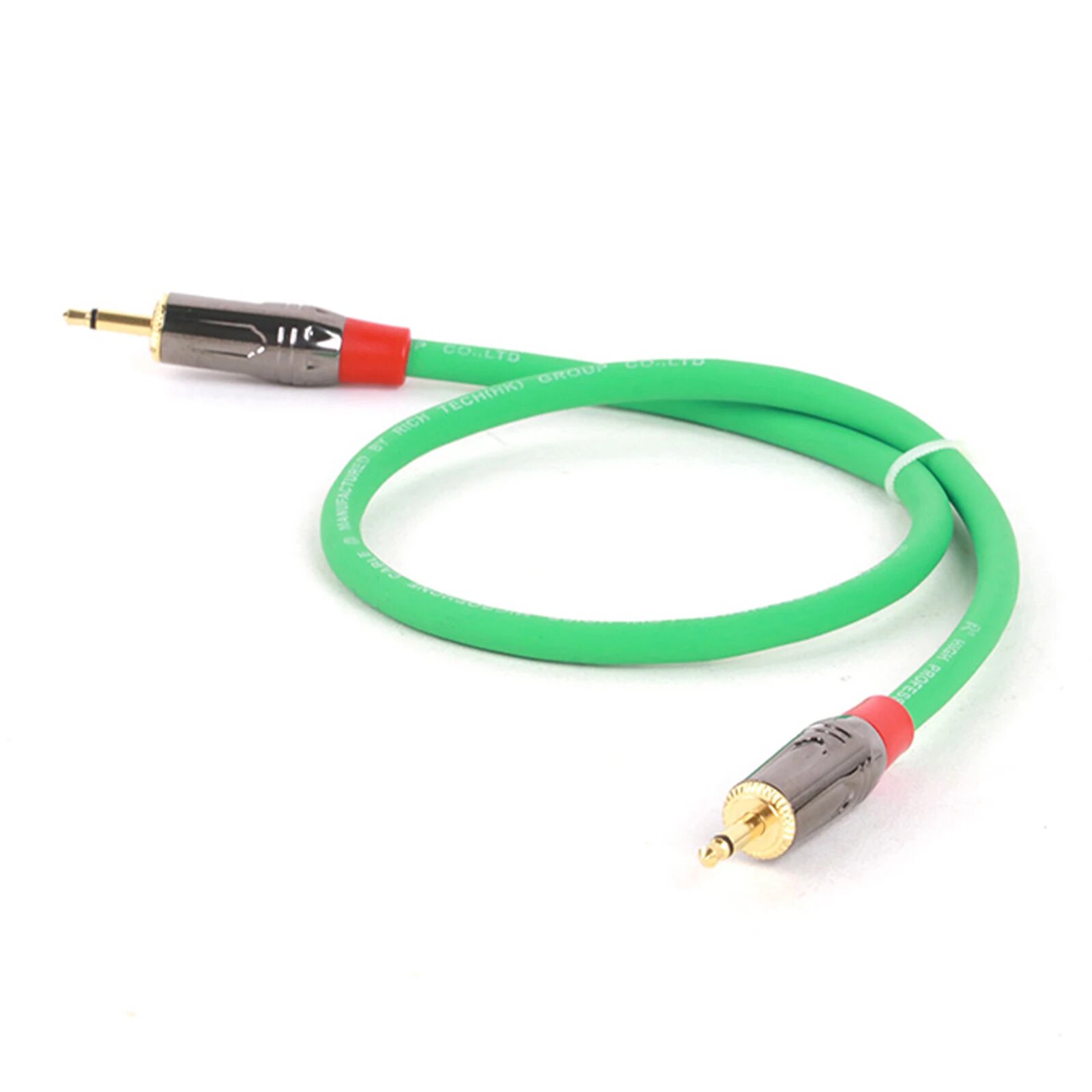 Аудио кабель 3.5 мм - RCA, 1 м, Green-RD