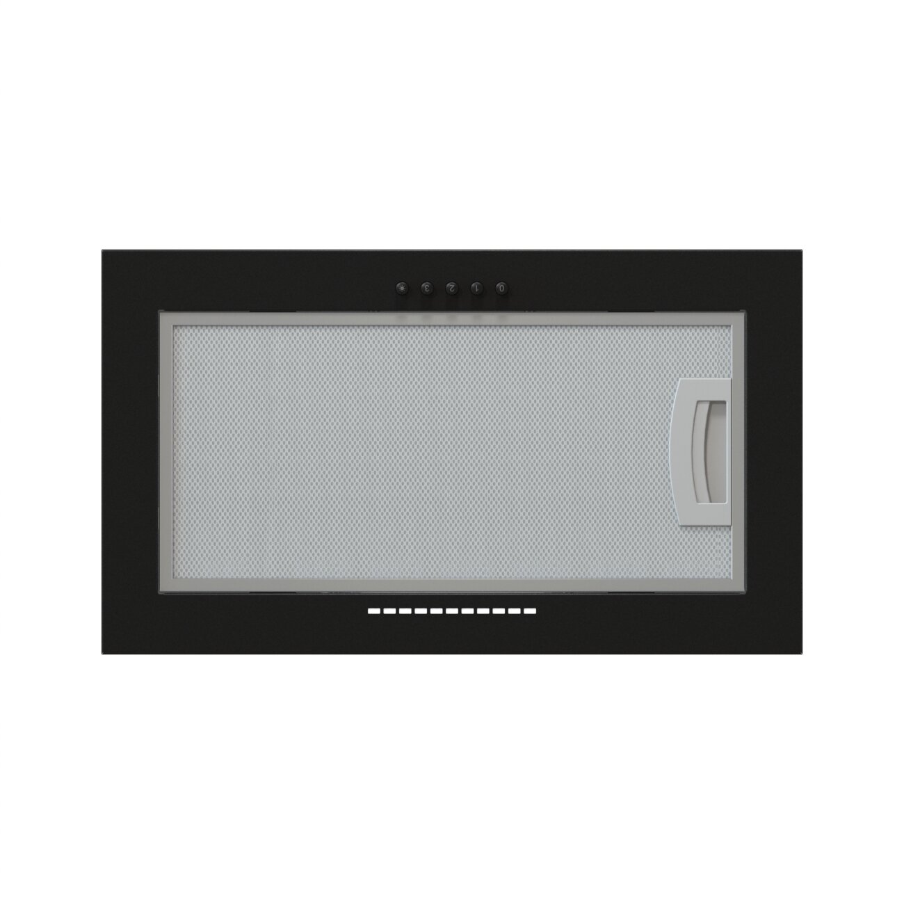 Вытяжка кухонная 45 см встраиваемая KUCHE VBB 4500 BL черная для кухни