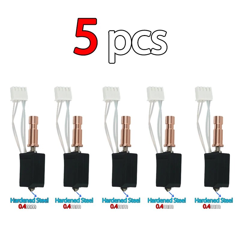 Anycubic Kobra S1 Hotend керамический, 5pcs-Hotend kit