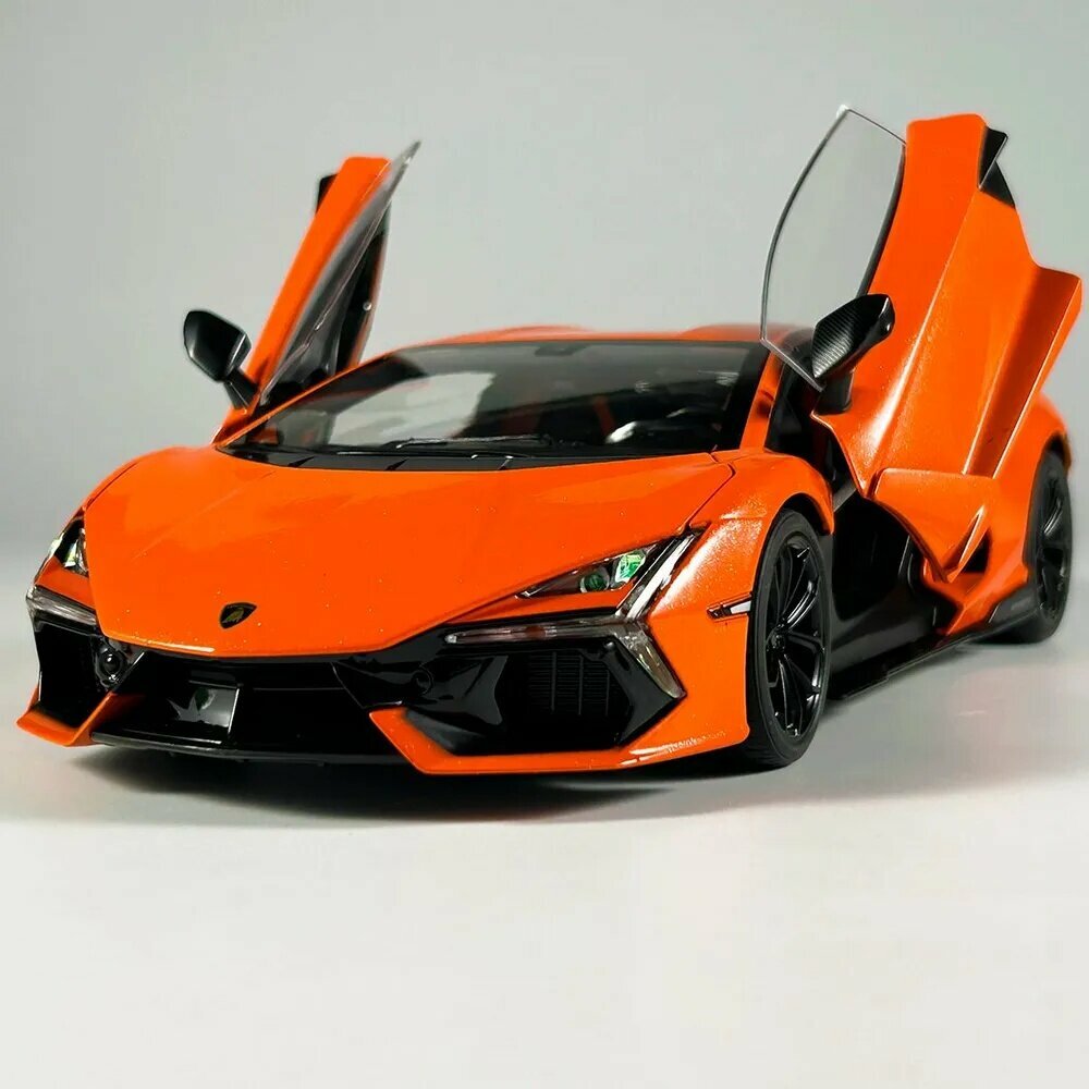 Модель автомобиля Ламборгини Ревуэльто, Модель из сплава,1:18 Lamborghini Revuelto Суперкар, Коллекционные предметы, Детские игрушки для автомобилей