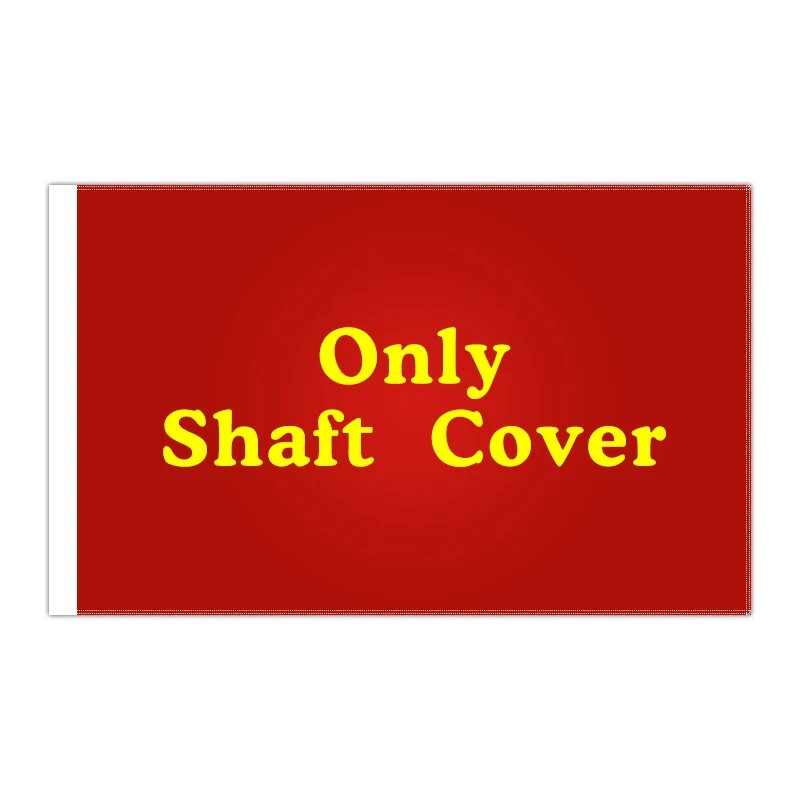 Флаг "Only Shaft Cover", красный, 90x150 см