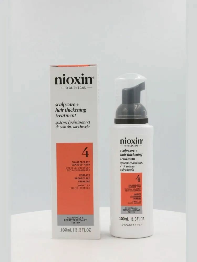 Nioxin - System 4 Care + Hair Thickening Treatment Маска придает объем, глубоко восстановить поврежденные волосы 100 мл