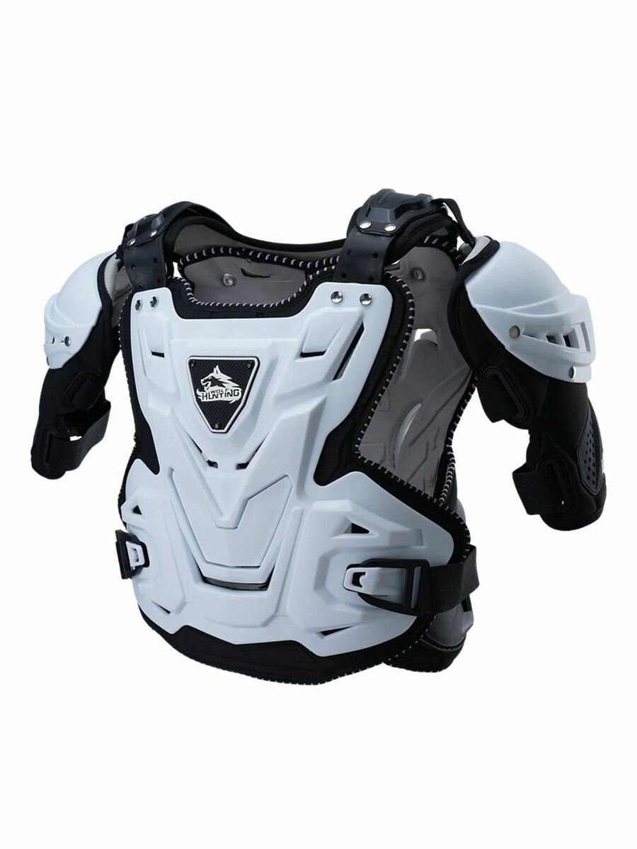 Защита спины и груди для мотоциклиста JXT Hunter Wolf AR08-2 — мото-броня для плеч и поясницы, размеры M/L/XL