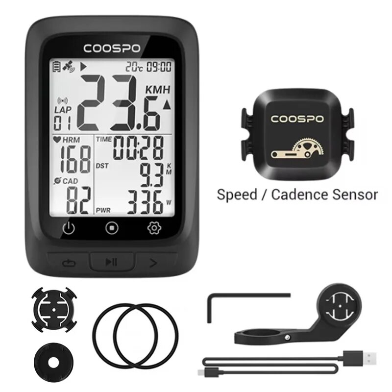 Coospo BC107 Велокомпьютер GPS Packge C