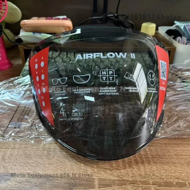 Визор для мотоциклетного шлема LS2 OF616 AIRFLOW II, черный визор для полушлема OF616