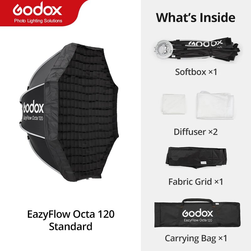 Godox EazyFlow Octa 120 софтбокс