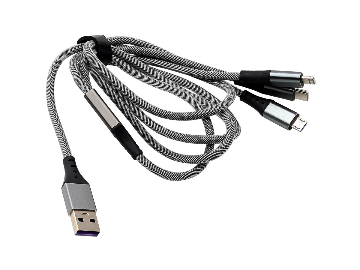 Кабель питания TPC-UC2S (1.2 м) поддерживает быструю зарядку