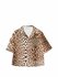 Куртка Roberto Cavalli Leopard-pattern logo-patch jacket, размер 162, разноцветн...