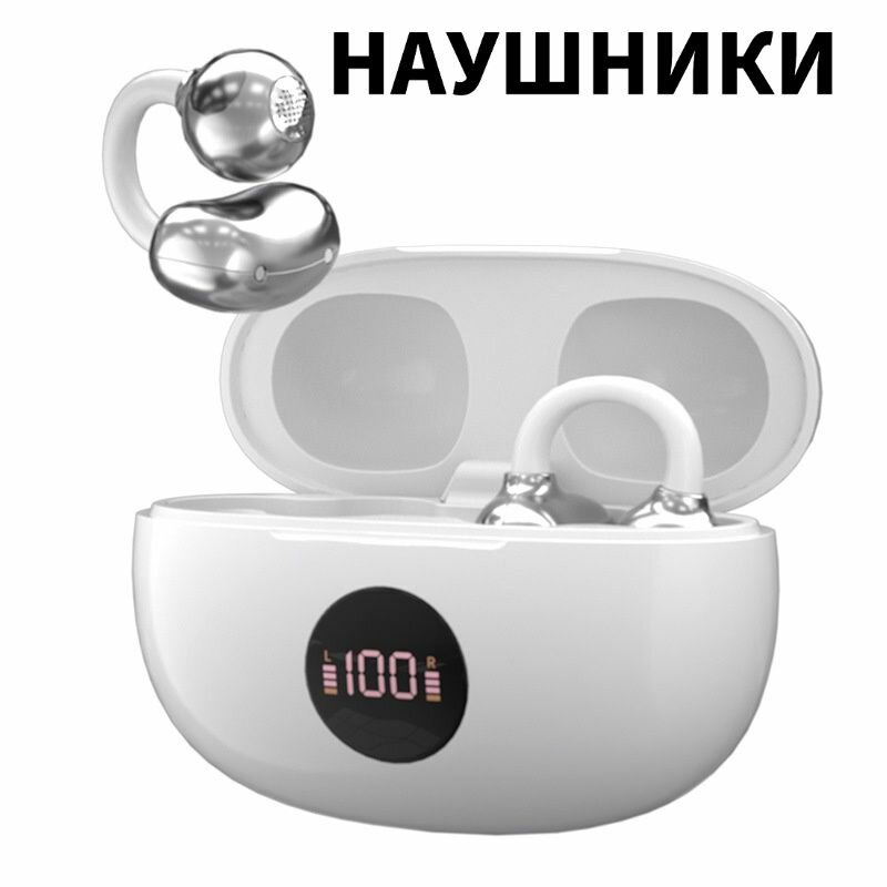 Беспроводные наушники с заушным креплением Bluetooth 5.4 открытые с шумоподавлением