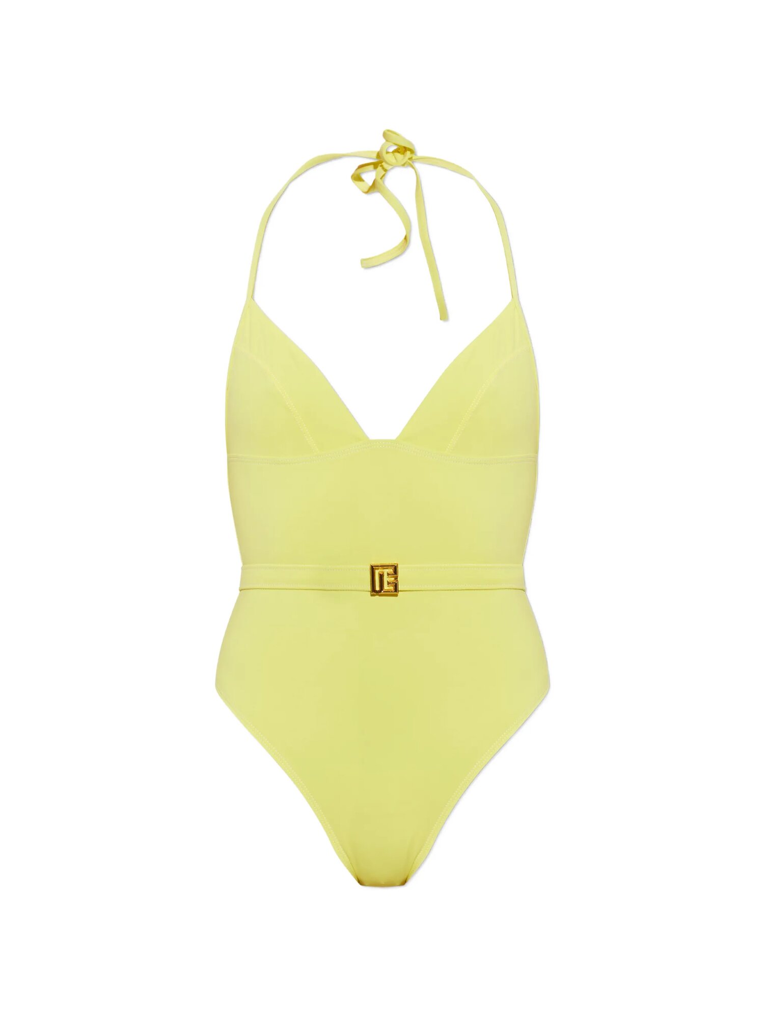 Купальник Belted logo-plaque swimsuit