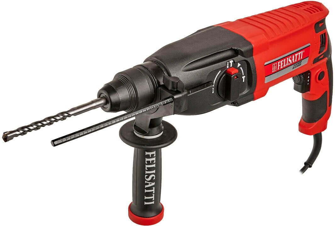 Перфоратор Felisatti П-30/900ЭР, SDS-Plus, 900Вт, 3 скорости, с кейсом