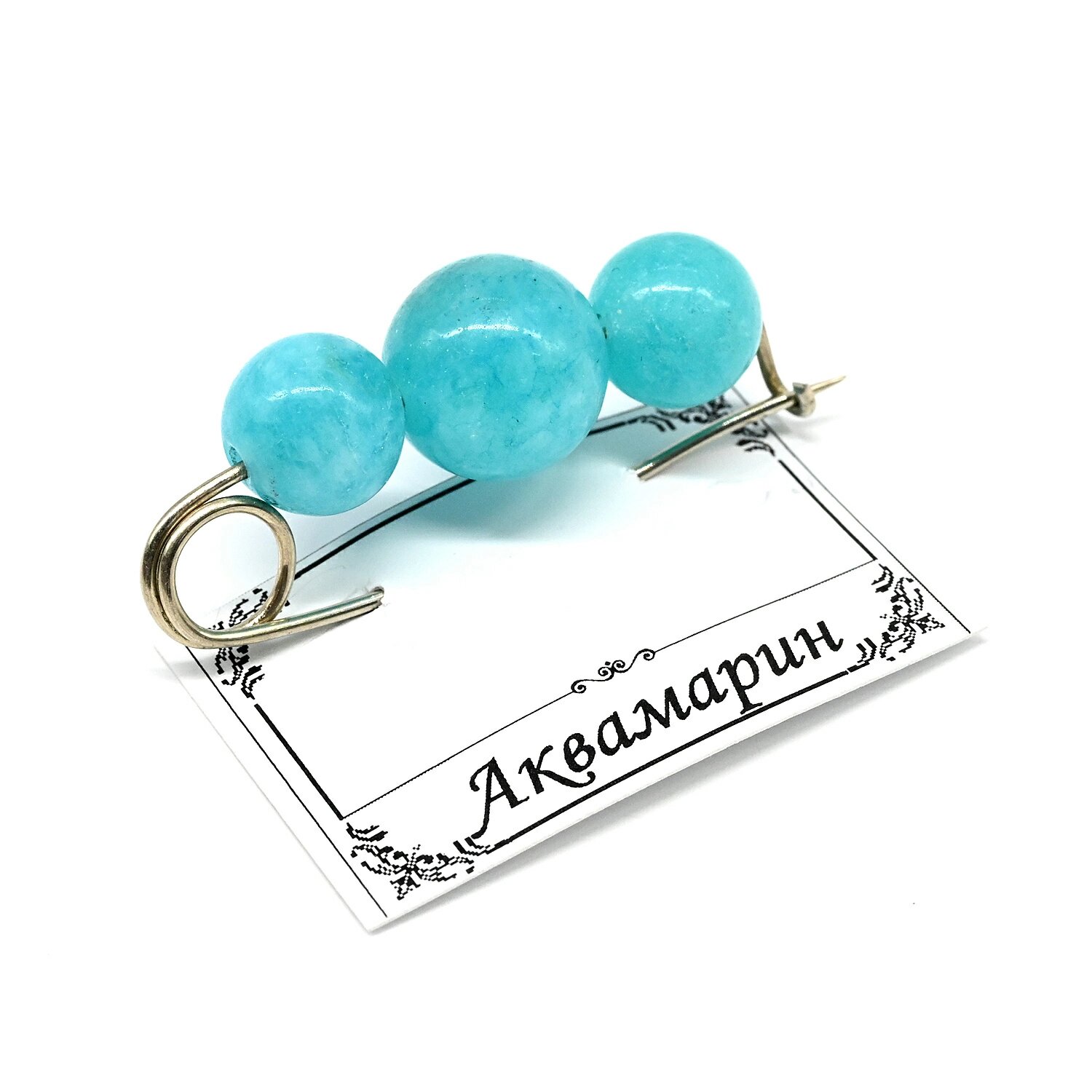 Брошь, кварц