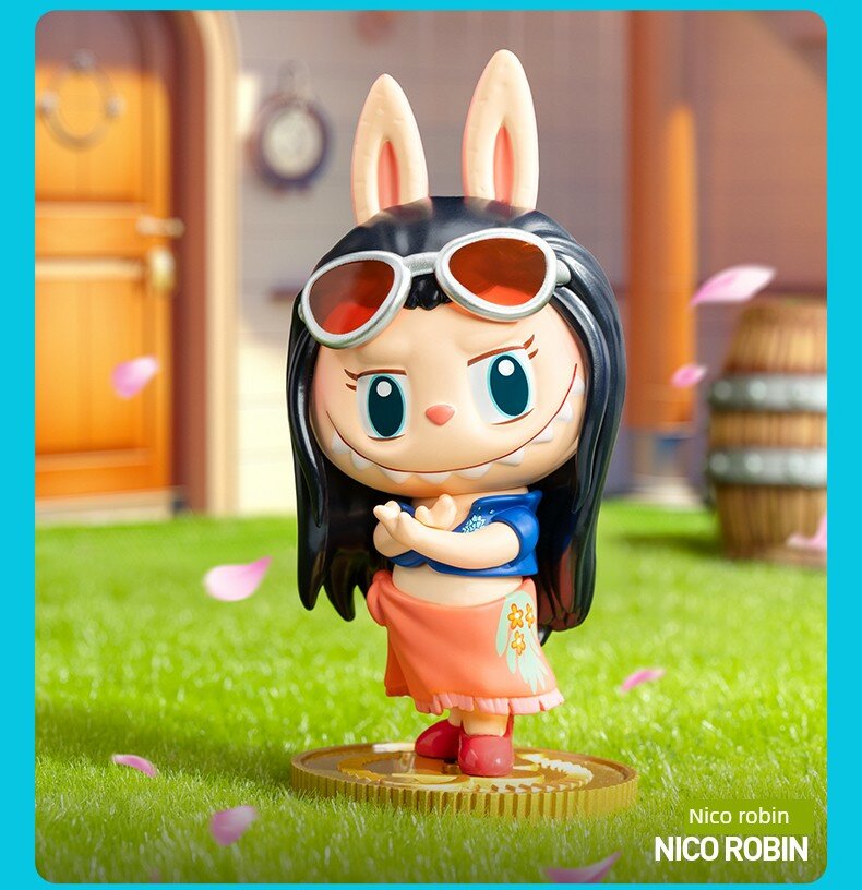 POPMART THE MONSTERS x One Piece Серия фигурок в закрытых коробках LABUBU One Piece лабубу One Piece — Нико Робин