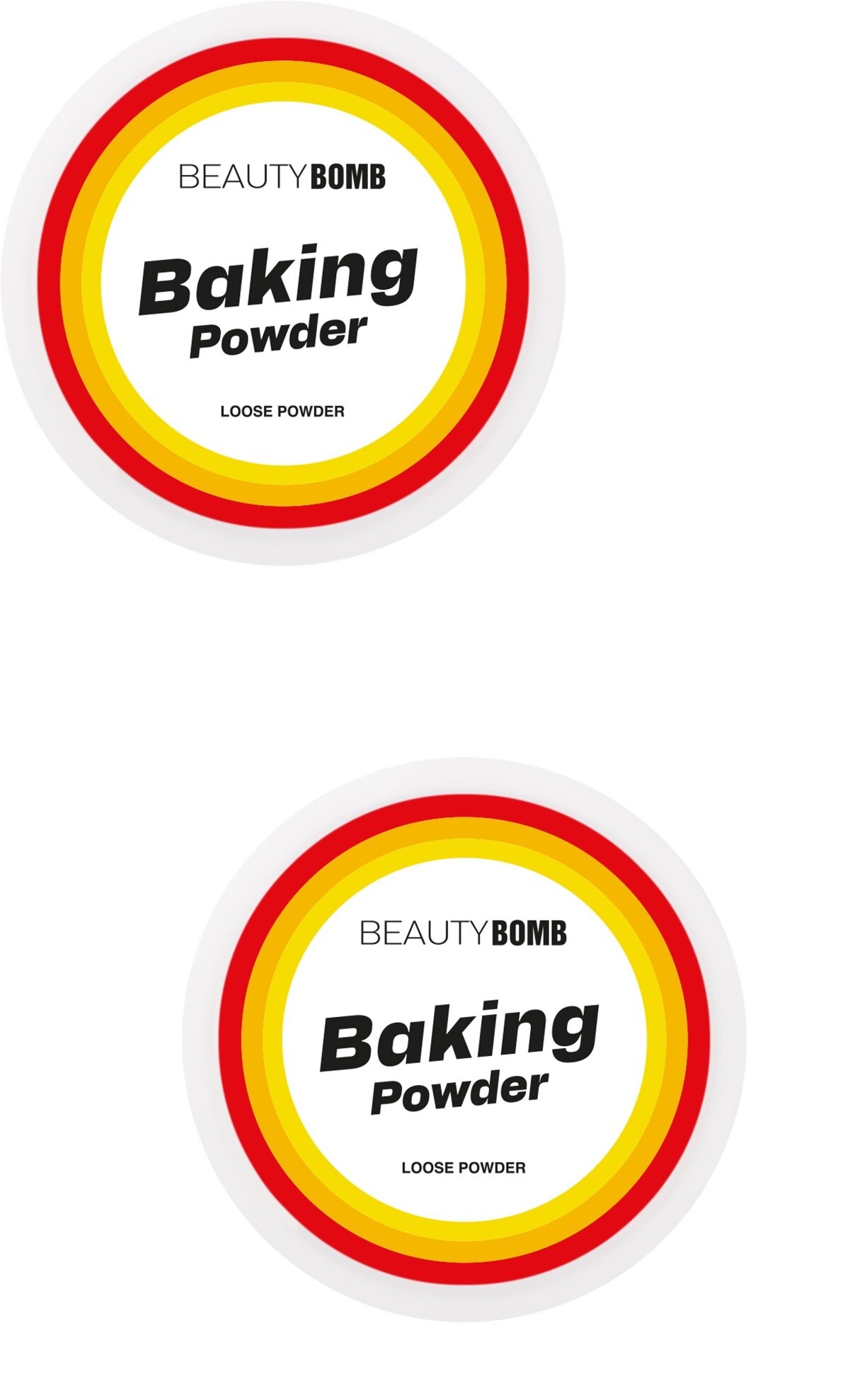 Пудра Beauty Bomb рассыпчатая для лица / Loose powder «Baking Powder» 2шт