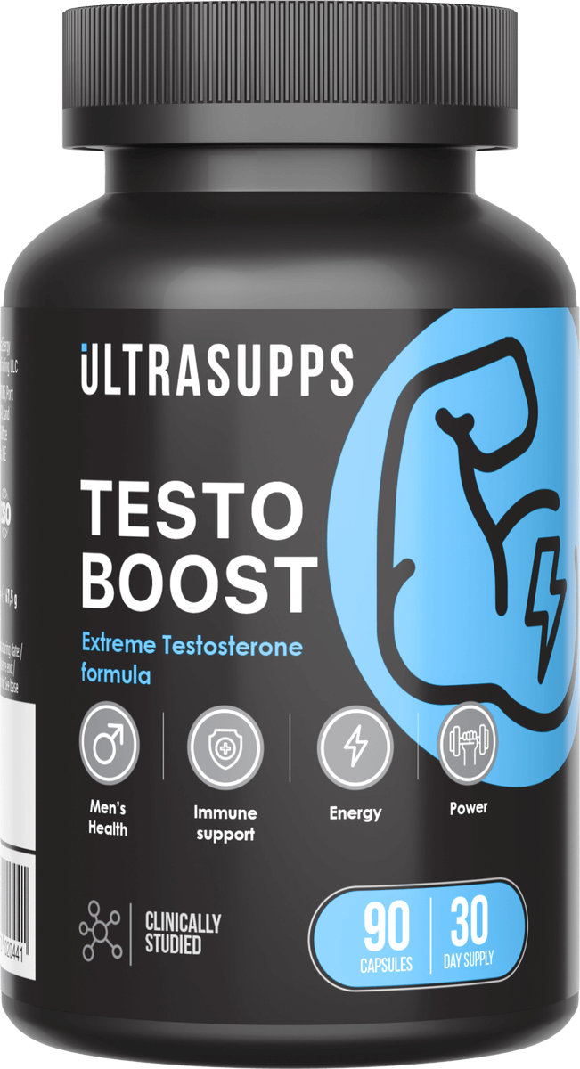 UltraSupps Комплекс для повышения тестостерона Тестобуст 90 шт. Testoboost 90 5,3g