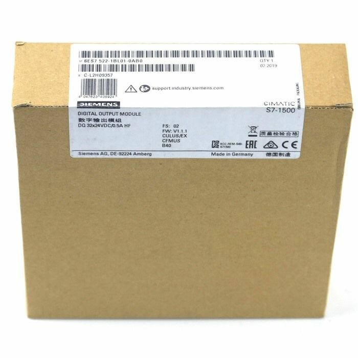 Модуль SIEMENS 6ES7522-1BL01-0AB0 6ES7 522-1BL01-0AB0 Digital Output Module