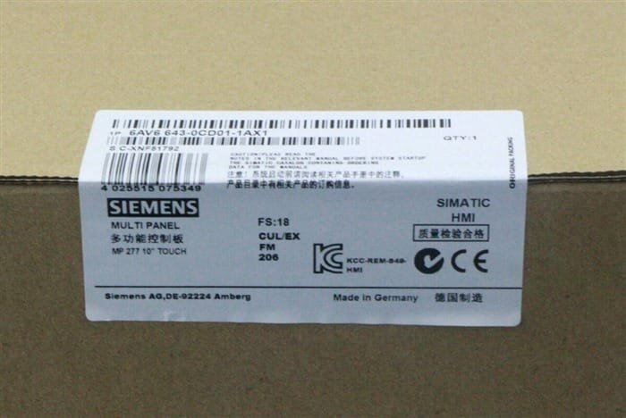 Модуль Siemens MP277 6AV6643-0CD01-1AX1