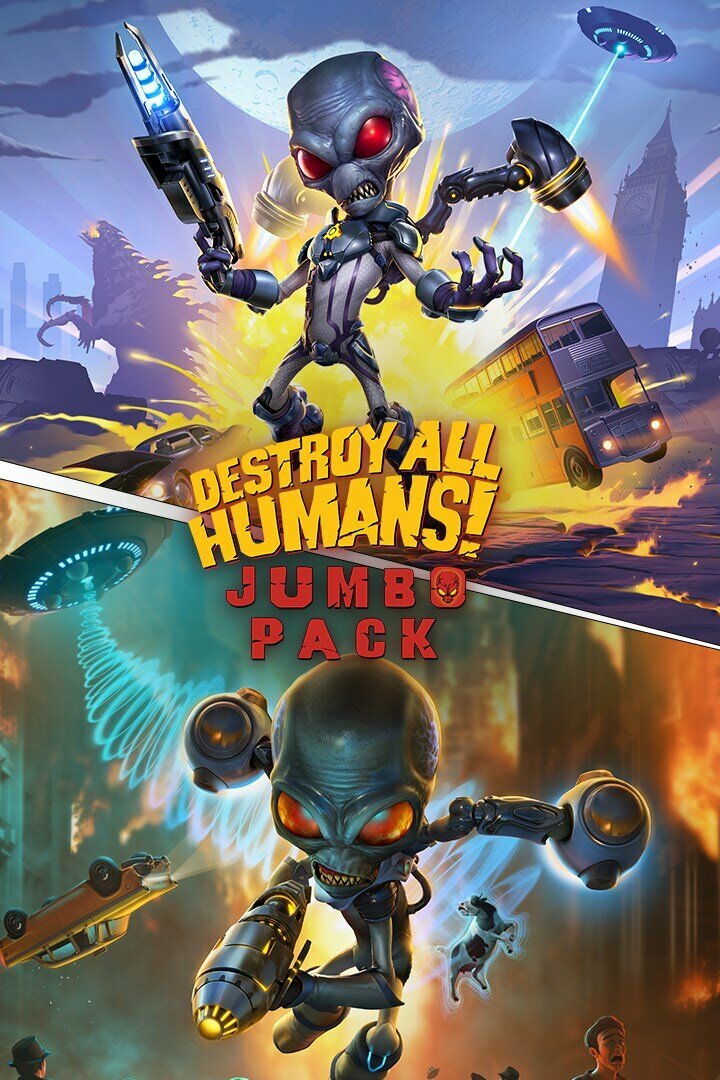 Destroy All Humans! - Jumbo Pack — Bundle — ключ активации Xbox / Microsoft Store · Xbox One, Xbox Series X|S · цифровой ключ · любой регион