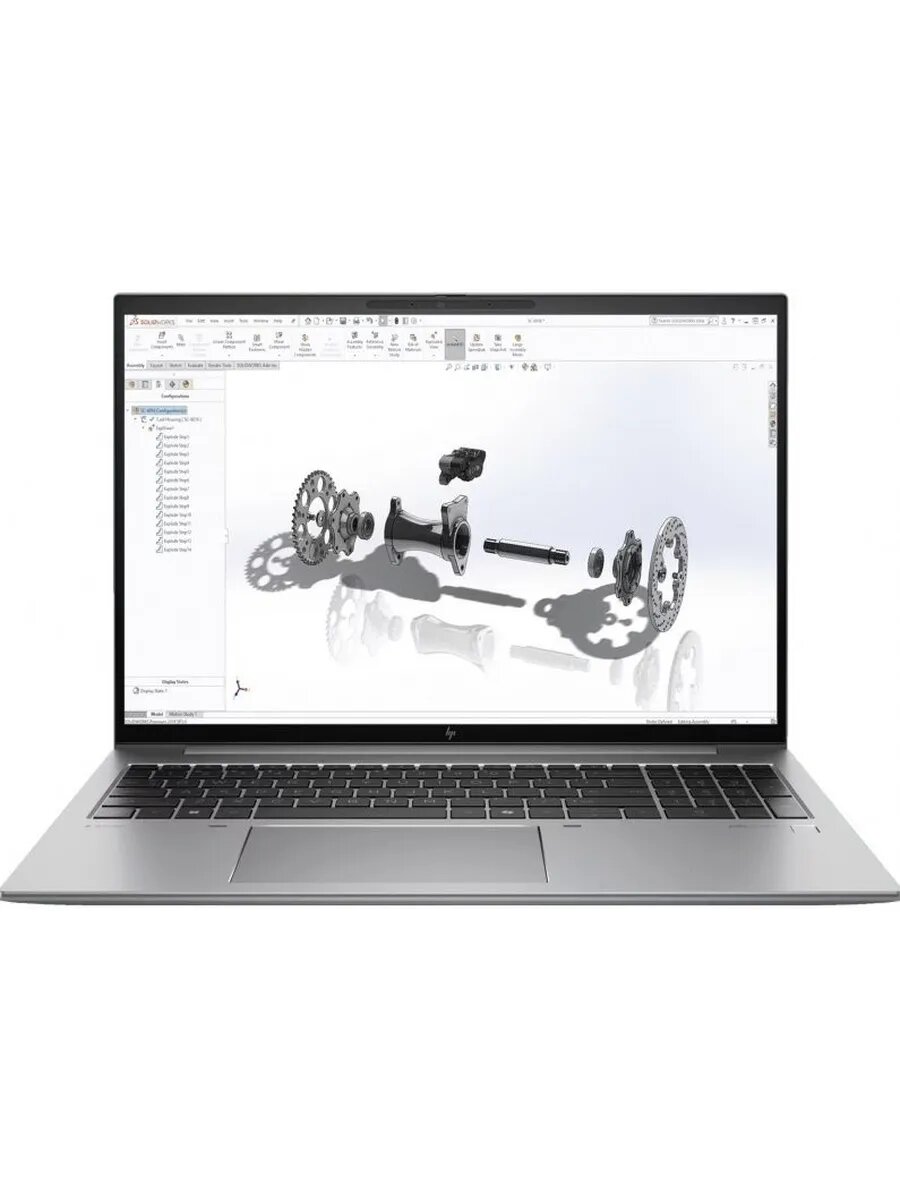 Ноутбук HP Zbook Firefly 16 G11 16" IPS, Ultra 7 155H, 32GB DDR5, 1TB SSD, RTX A500 4GB, Windows 11 Pro, grey (A1VX4PT)