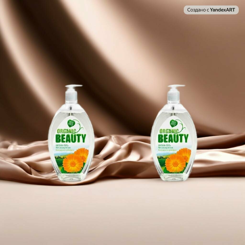 Organic beauty Интим-гель "Календула и Грейфрут", 500 мл, 2 шт