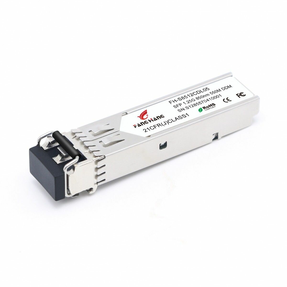 Трансивер оптический Fang Hang FH-S8512CDL05 1G двухволоконный SX, длина волны 850нм, разъём 2LC, модуль на 550м