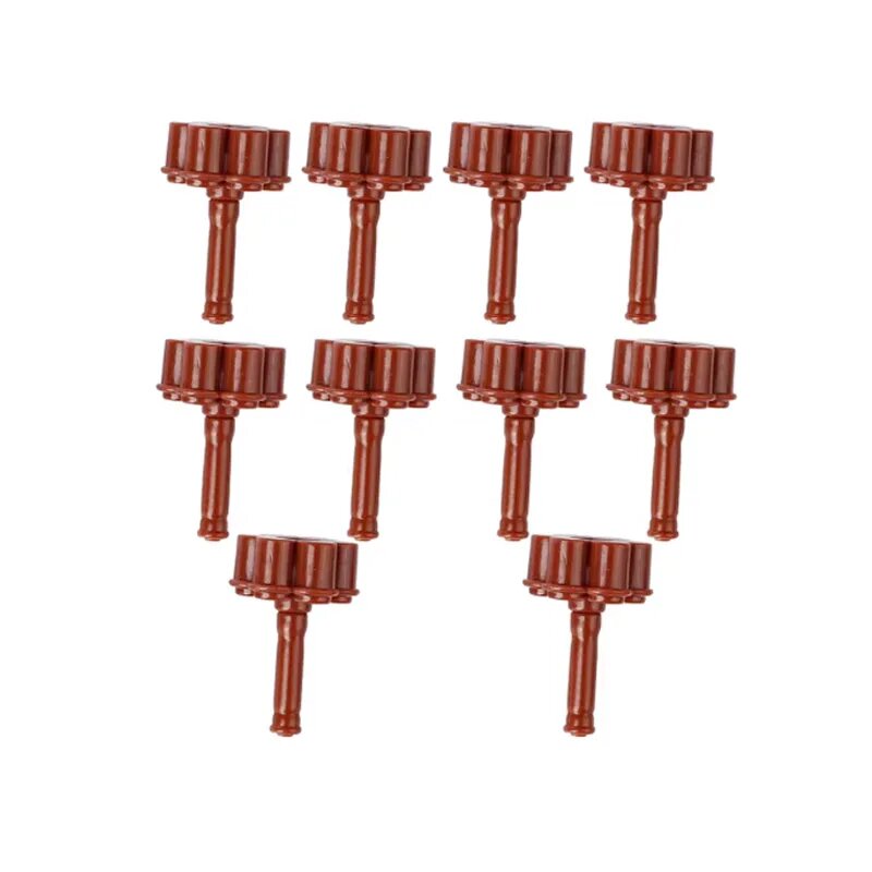 Коричневые военные блоки BRICKPANDA B1-15-10PCS