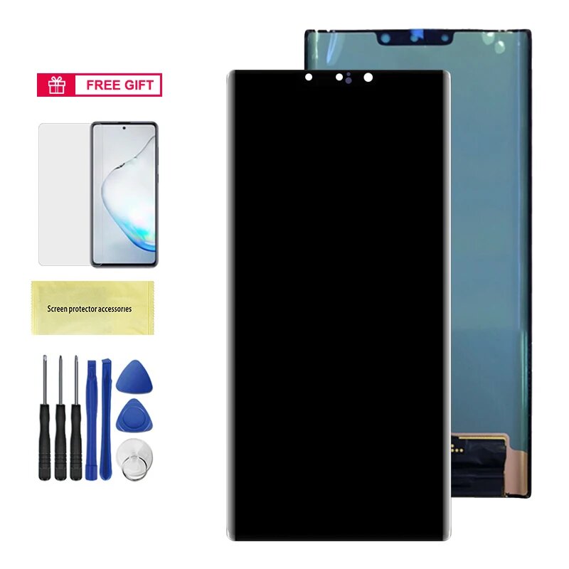 OLED-дисплей для Huawei Mate 30 Pro LIO-L09 L29 AL00, сенсорный экран в сборе, замена дисплея Mate 30 Pro