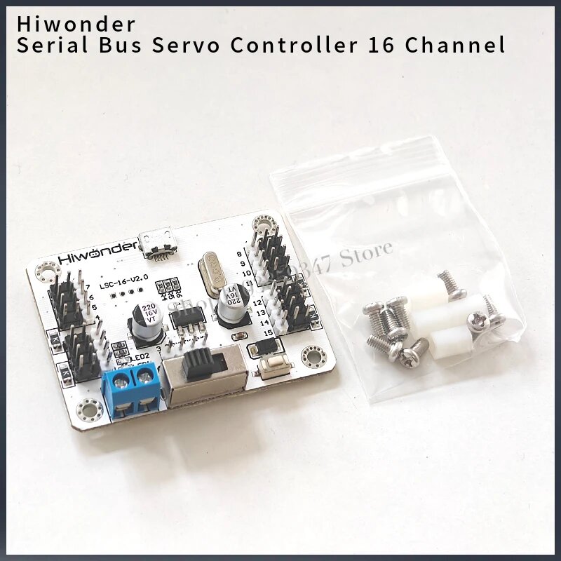 Hiwonder 16-канальный сервоконтроллер Белый, 16 Channels