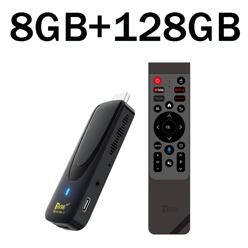 ТВ-приставка TV98 ATV X7 Android 14 8ГБ+128ГБ