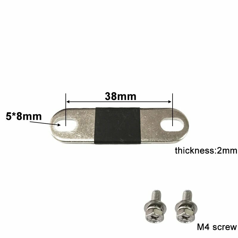 Шина аккумуляторная LiFePO4 38mm с M4 винтами, 8 pcs