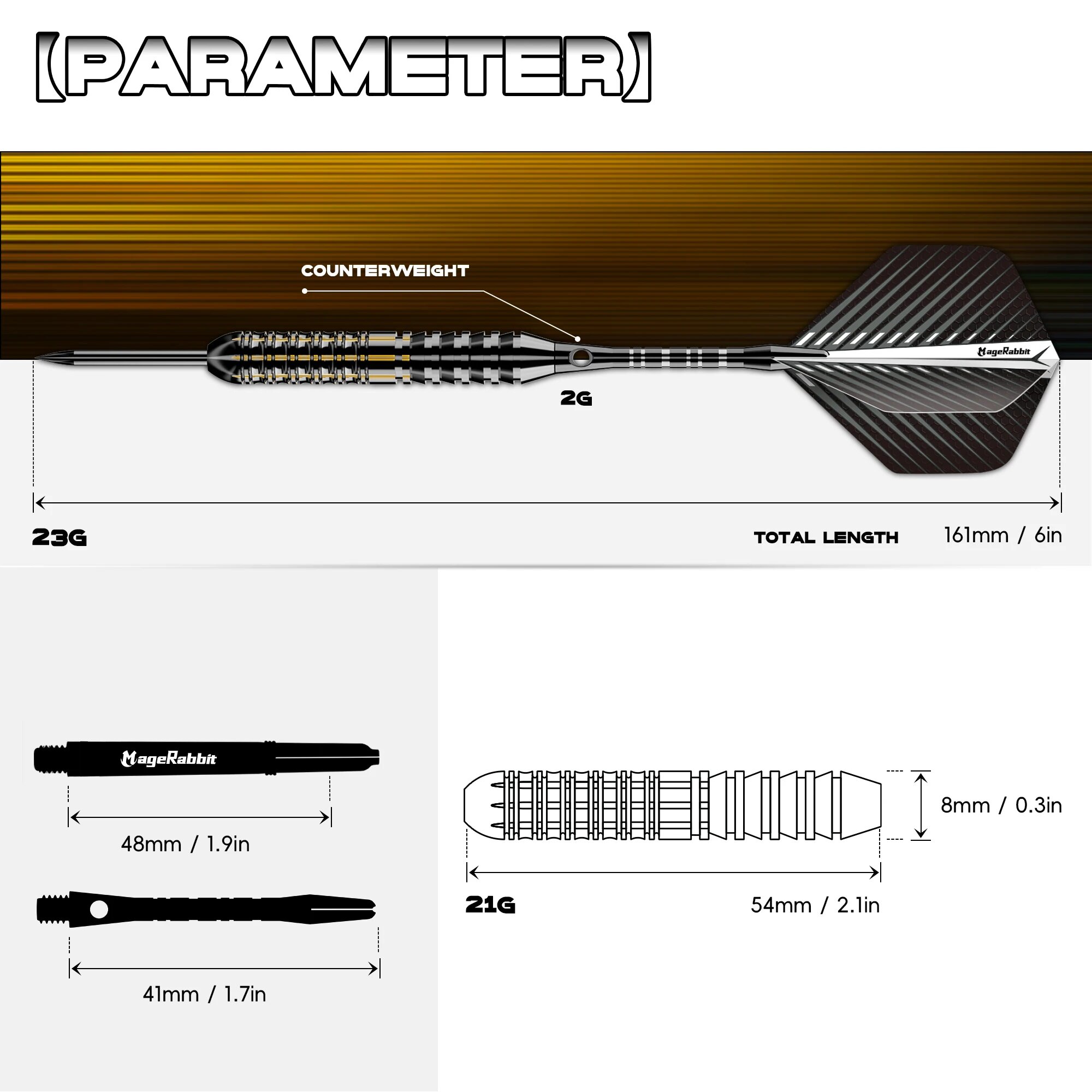 MageRabbit Pro 21g Дартс — фото 1