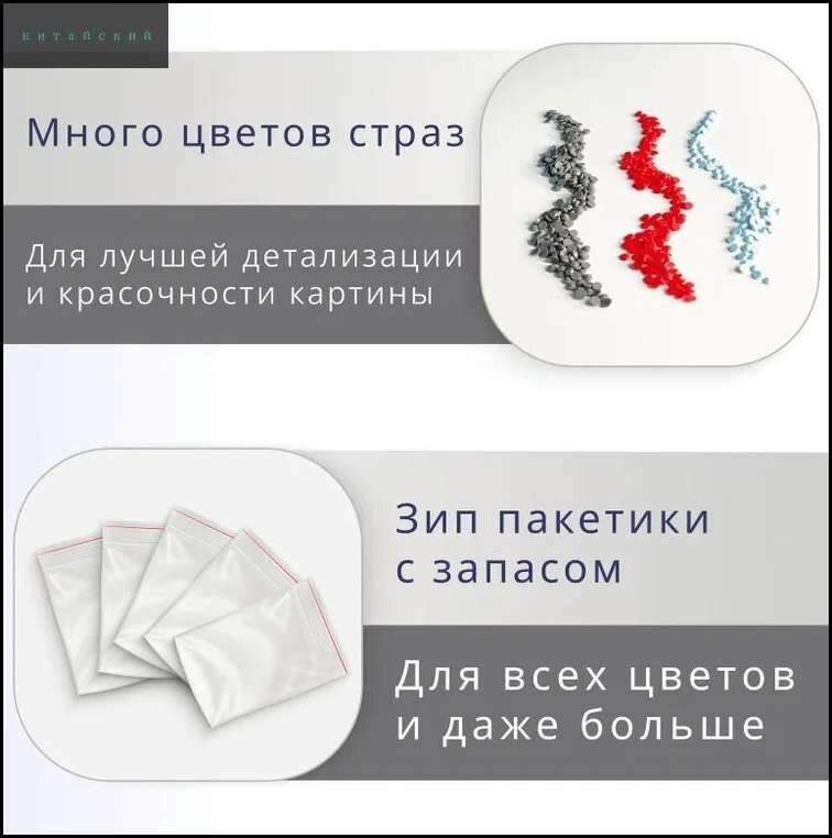 Алмазная мозаика 40х50 "Березки у реки&картина со стразами