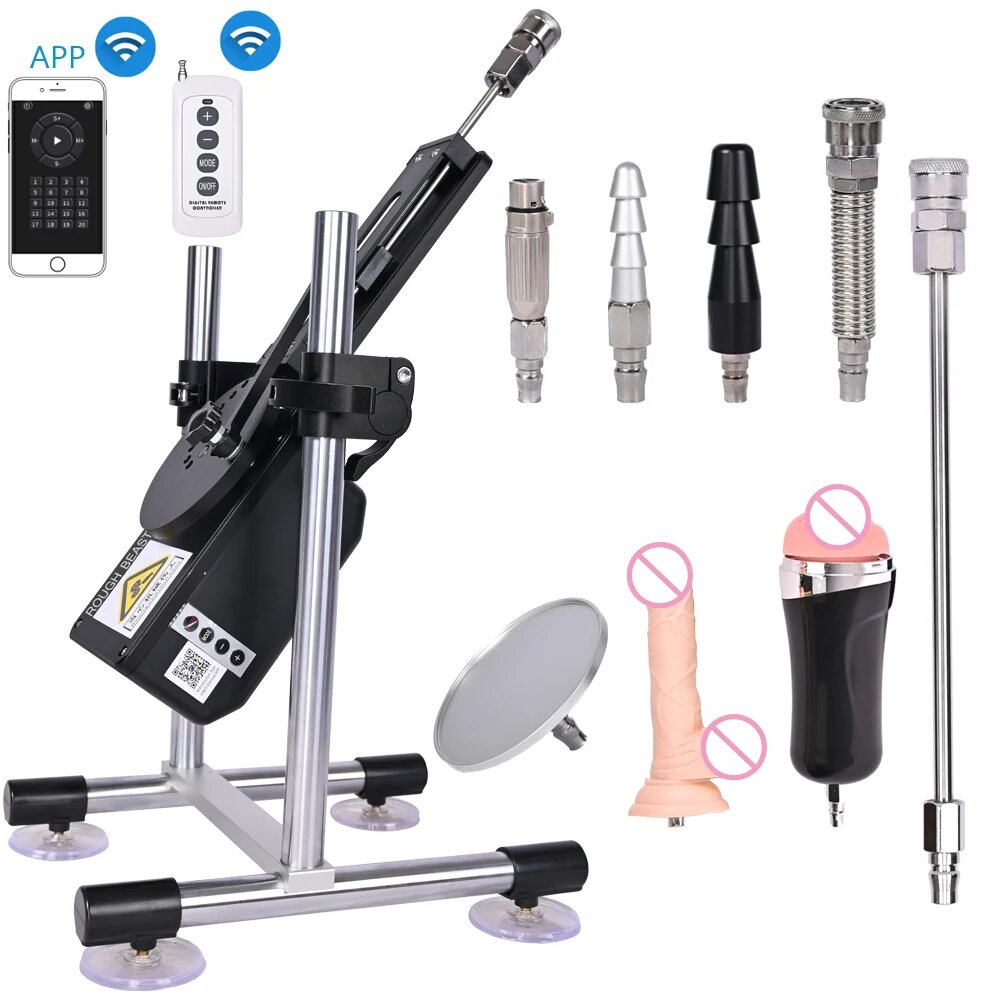 Мute Automatic Sex Machine With Dildo Attachments Vibrator Sex Toys for Couples Adult Men Women Vagina Female Masturbation