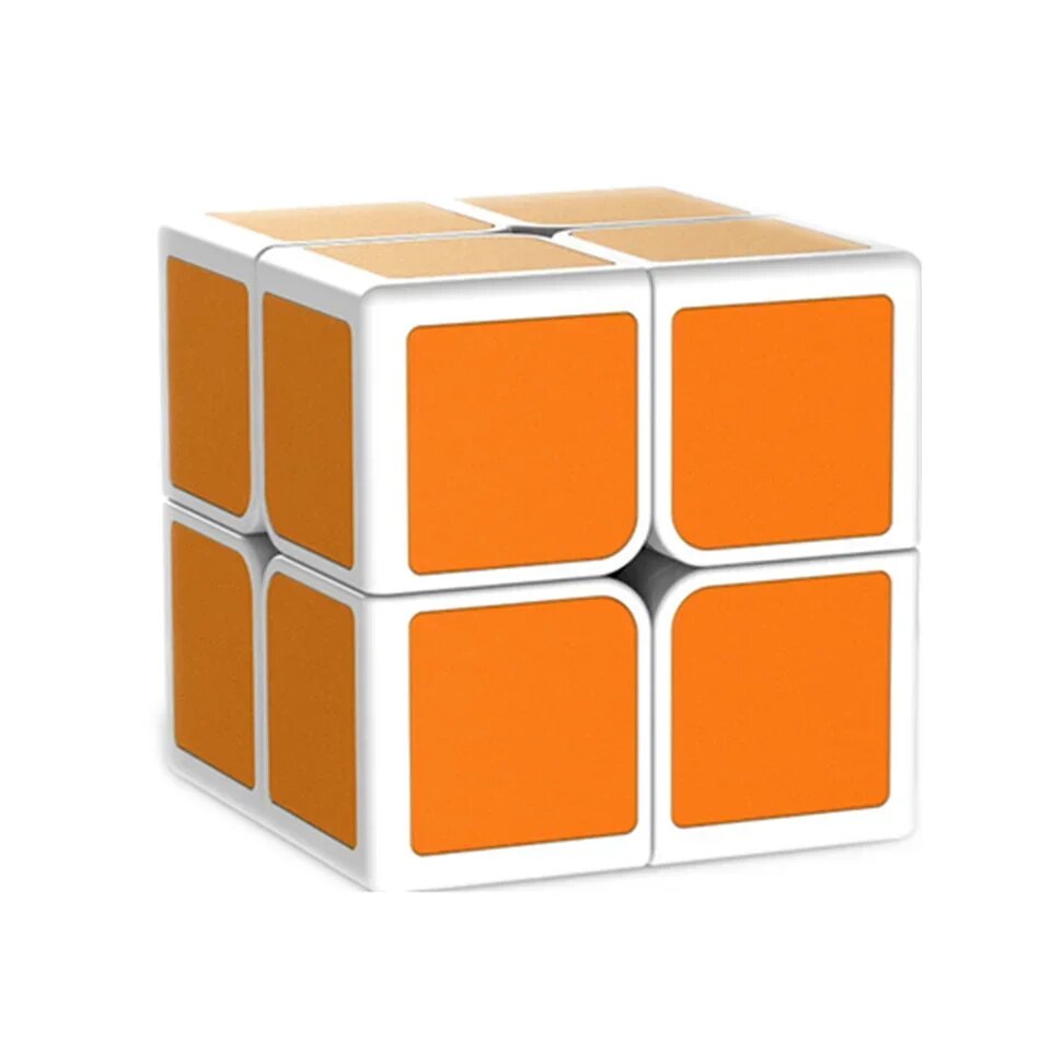 Магнитный кубик Рубика QiYi OS 2x2 оранжевый QiYi OS Orange