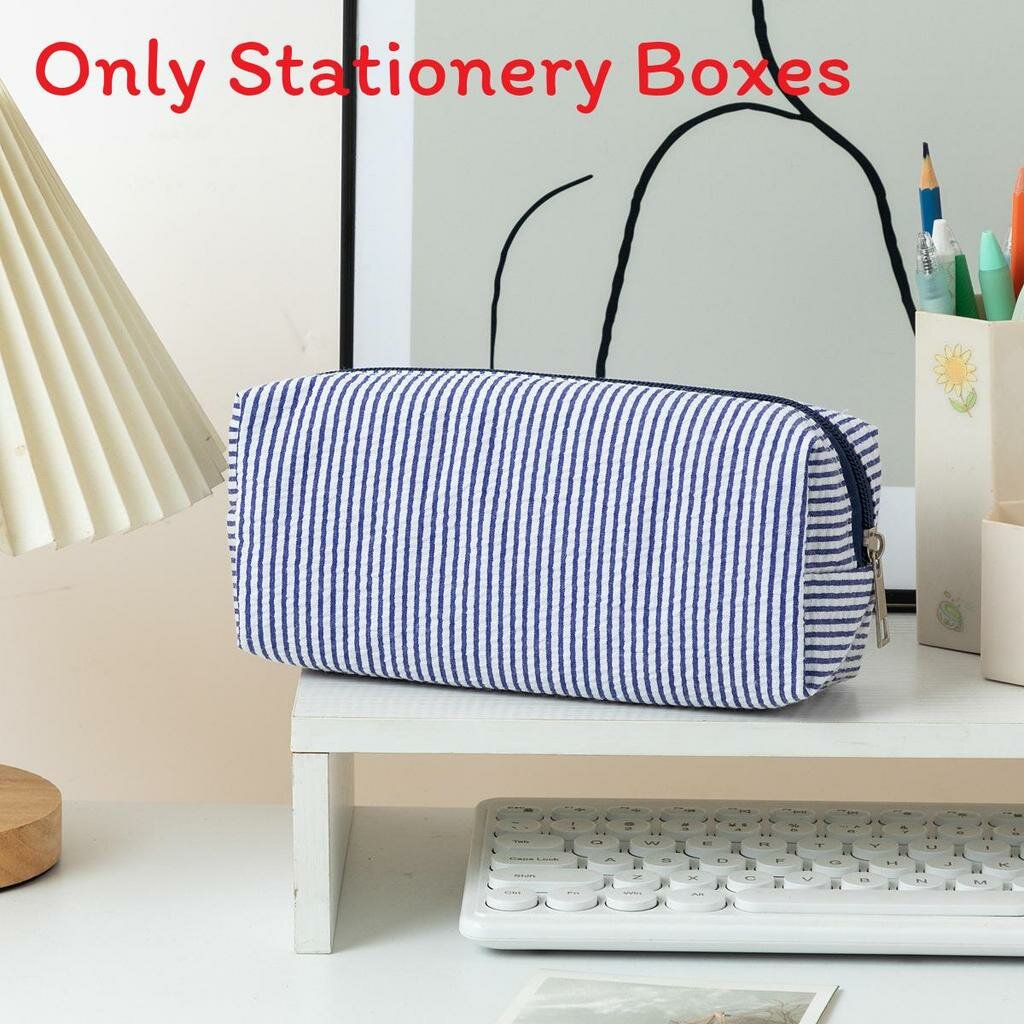 Холдер для карандашей arts and crafts bubble yarn navy stripes с большим хранением для студентов и офиса