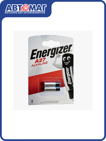 Батарея Energizer 639333, Classic, L828/MN27 (A27), alkaline, 2 шт, ENR393330-E301536401