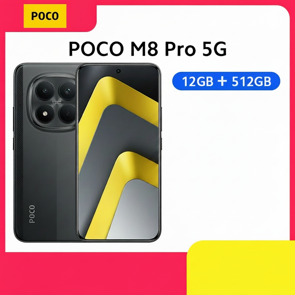 Смартфон Poco M8 Pro, 12/512ГБ, global