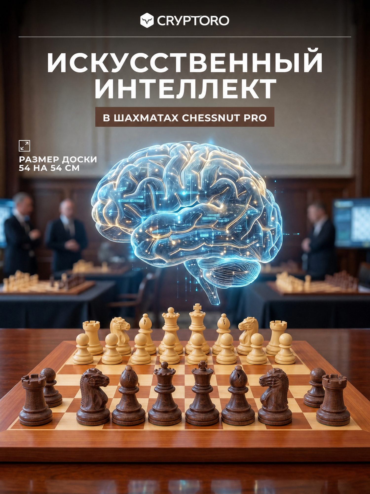 Шахматы Chessnut PRO, с искусственным интеллектом на 2 игрока