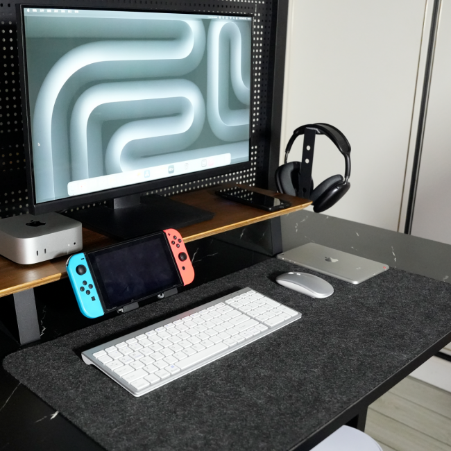 Geek Nook 20240404 Коврик для мыши/ Mouse pad GEEK NOOK 80*40CM Dark Gray Felt — фото 1