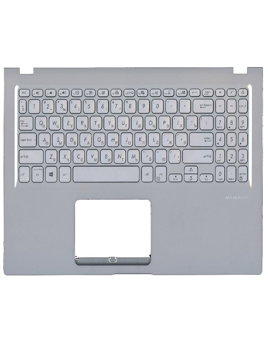 Клавиатура для Asus X515E топкейс, серая