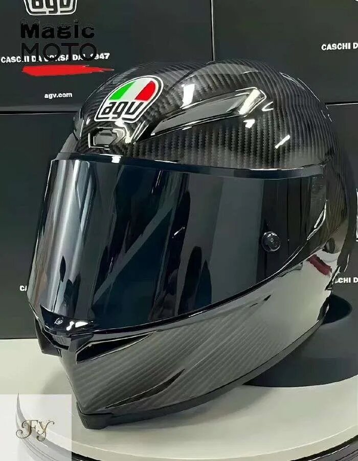 AGV Мотошлем, цвет: черный, размер: M