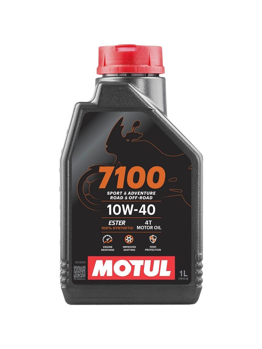 MOTUL 7100 4T 10W-40 Масло моторное, Синтетическое, 1 л