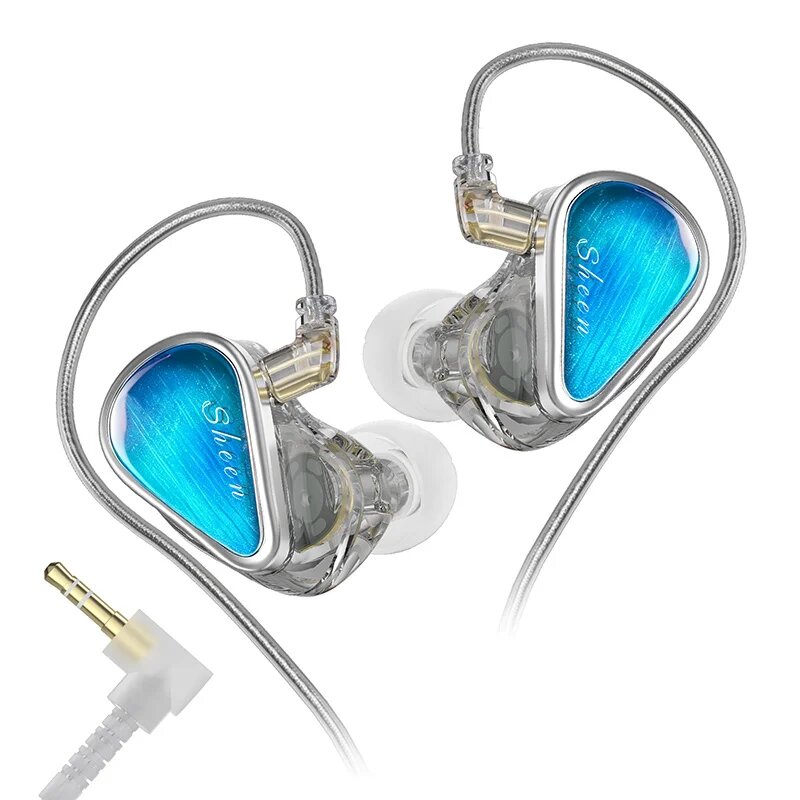 KZ Sheen HIFI проводные игровые наушники Sheen Silver NOMIC
