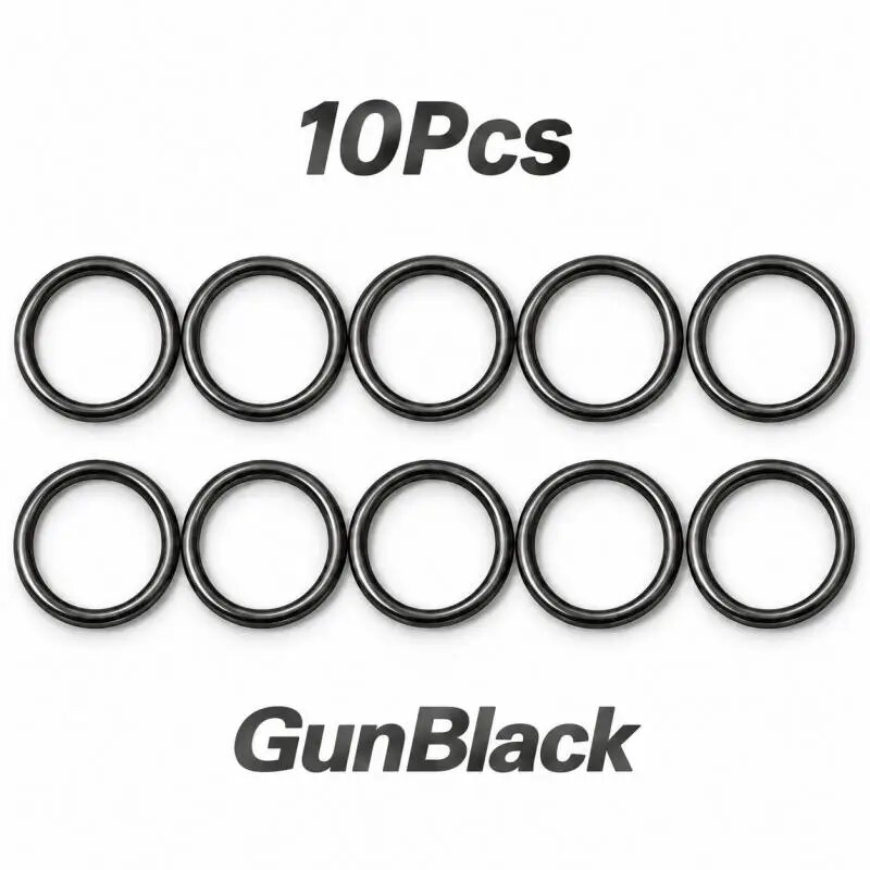 Металлические пряжки Meetee 20-50 мм, Серый, GunBlack